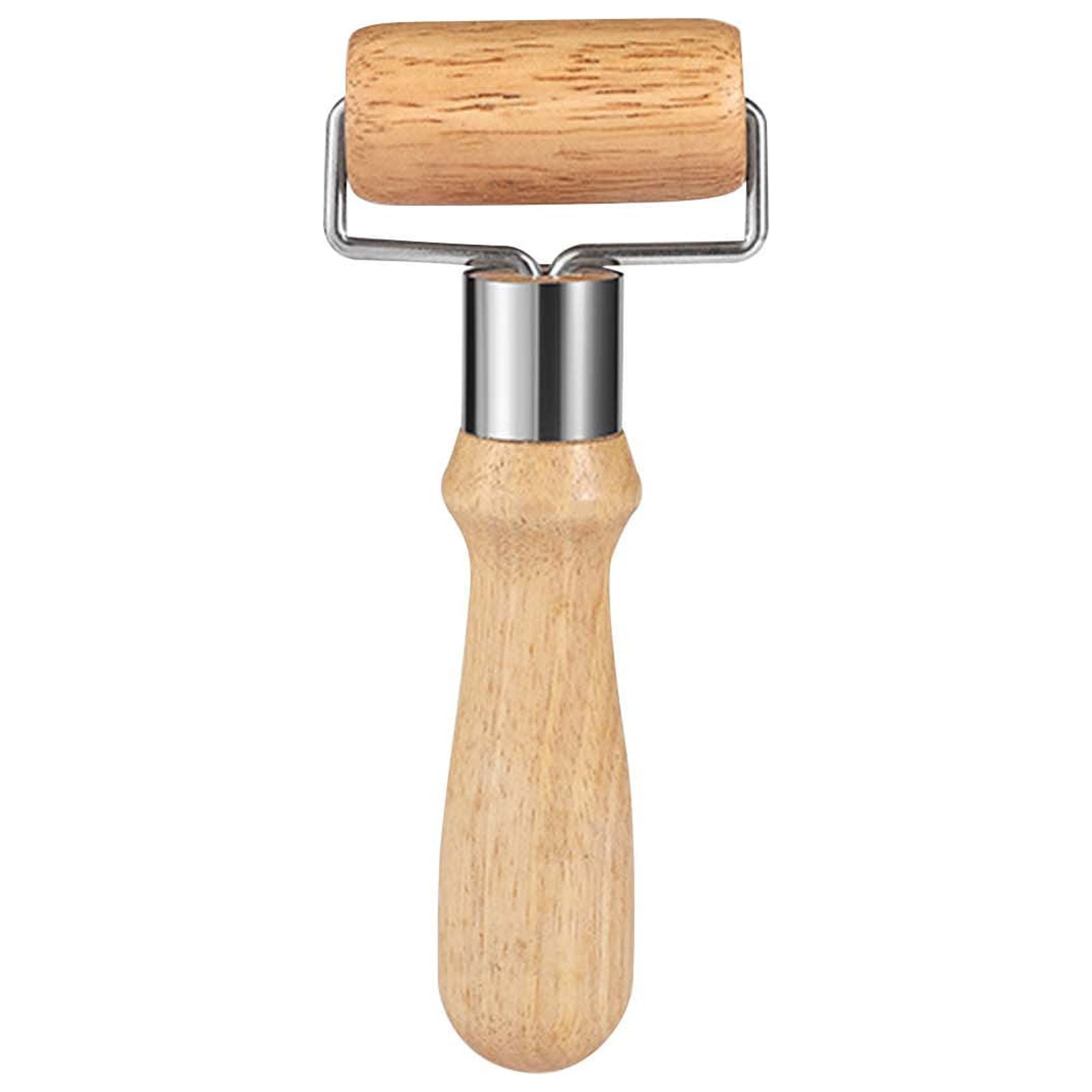 TERGAYEE Wood Pastry Pizza Roller,Non Stick Wooden Rolling Pin for Home ...