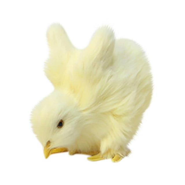 TERGAYEE Yellow Baby Chicks Realistic Plush,Little Chick Stuffed Animal ...