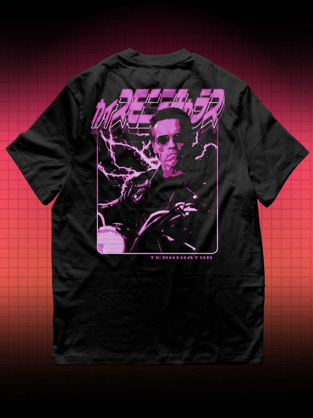 TERMINATOR ARNOLD SCHWARZENEGGER CYBERPUNK T-SHIRT - Walmart.com