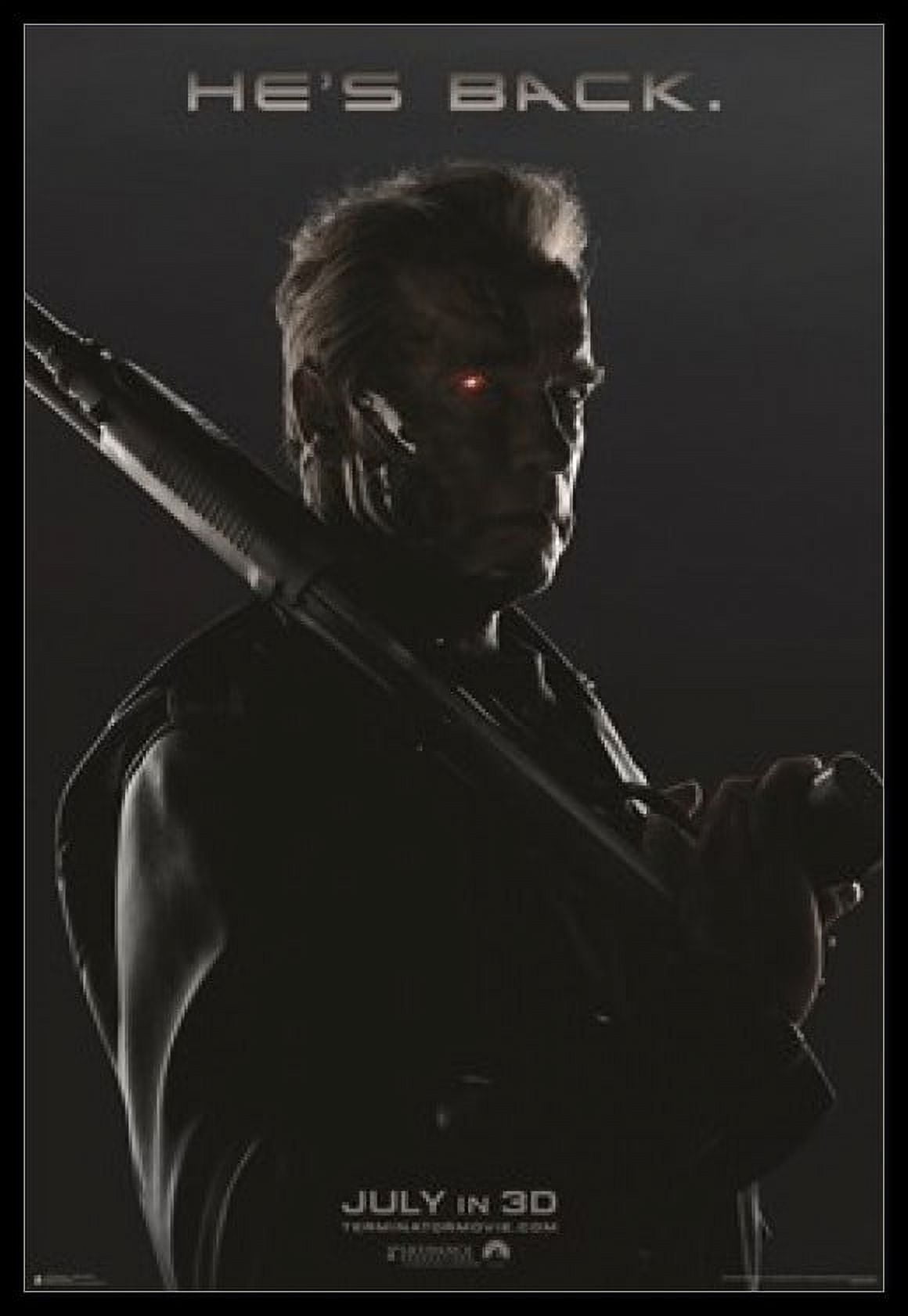 TERMINATOR GENISYS He's Back Laminated & Framed Poster (24 x 36 ...