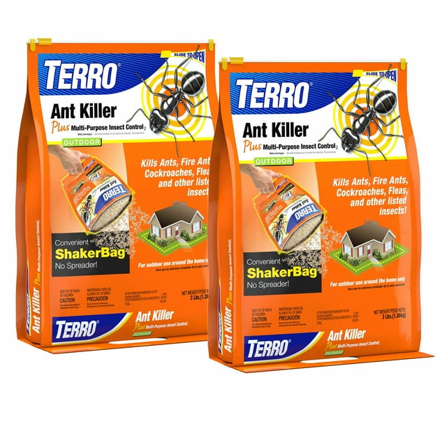 TERRO 3 lb Ant Killer Plus Multi-Purpose Insect Control - 2 Pack ...