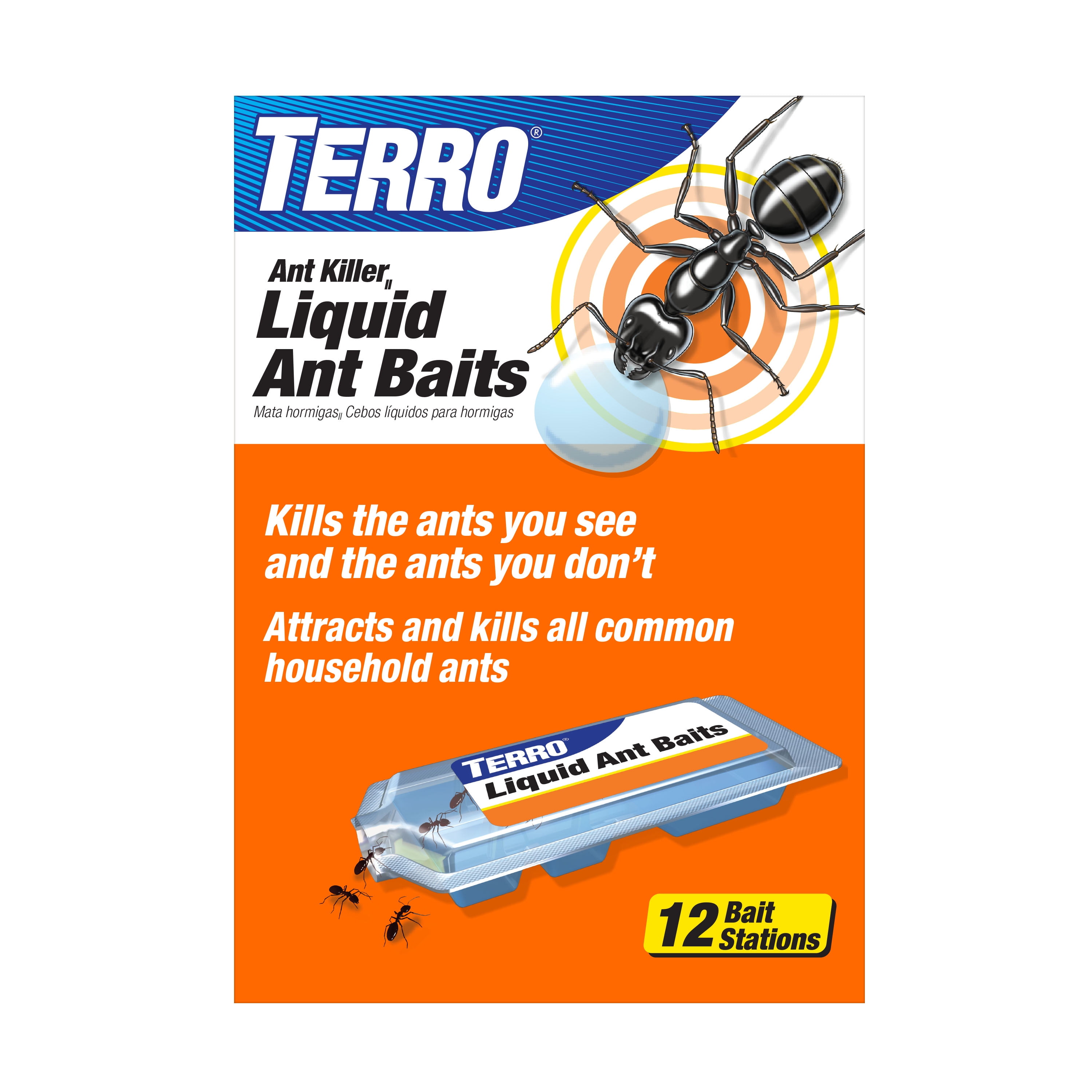 TERRO Indoor Trap Household Ant Baits - 12 Pack - Walmart.com