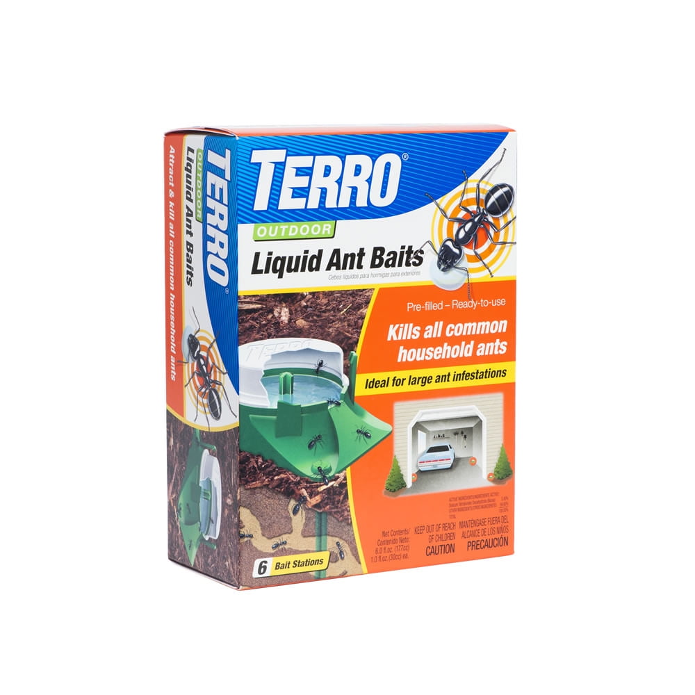 TERRO Indoor & Outdoor Liquid Ant Killer - Household Poison Bait ...