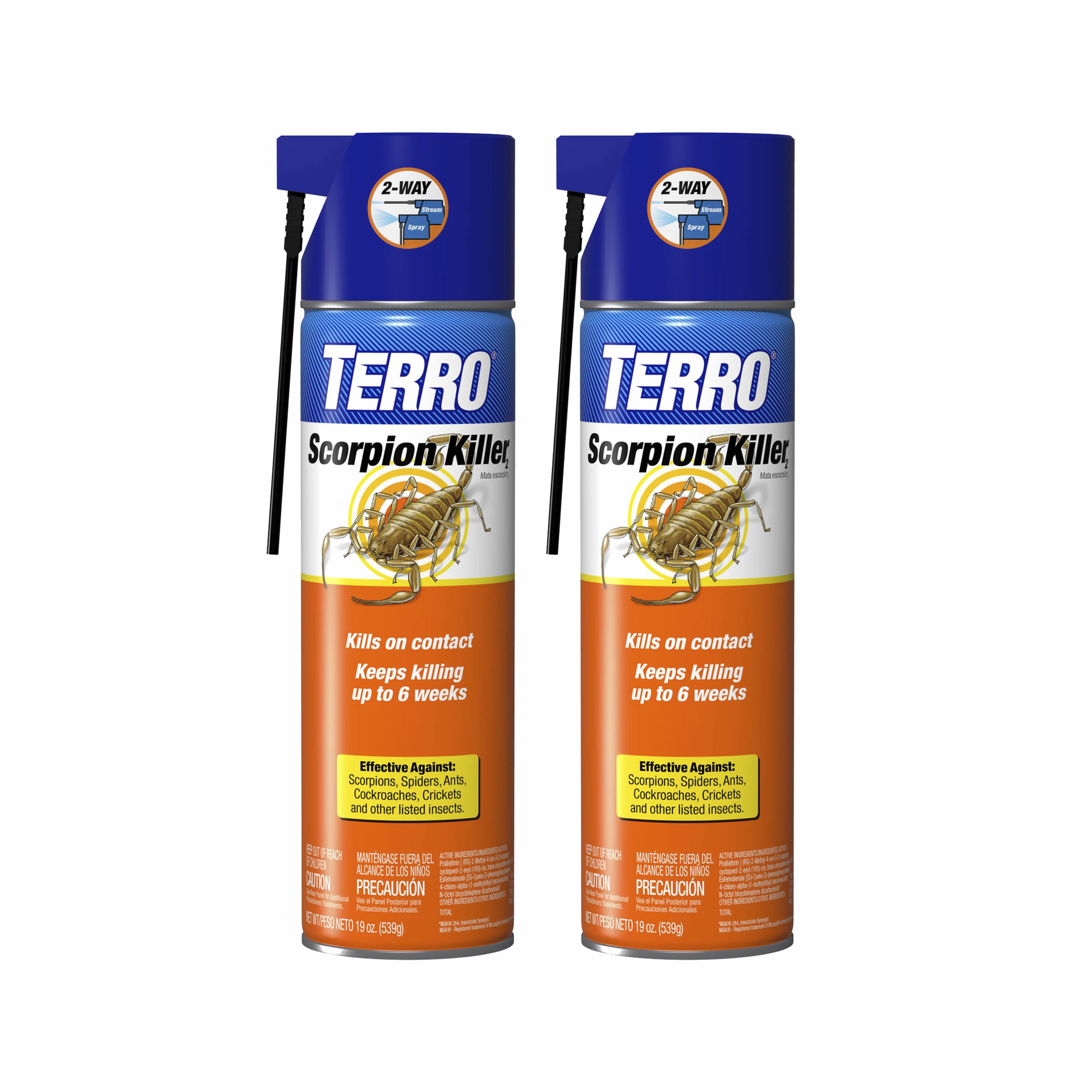 TERRO Scorpion Killer Aerosol Spray 19 oz - 2 Pack - Walmart.com