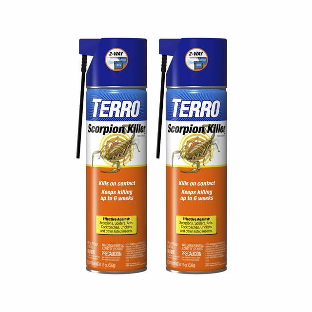 TERRO Scorpion Killer Aerosol Spray 19 oz - 2 Pack - Walmart.com