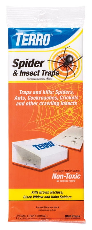 TERRO Spider & Insect Trap - 4 Traps - Walmart.com