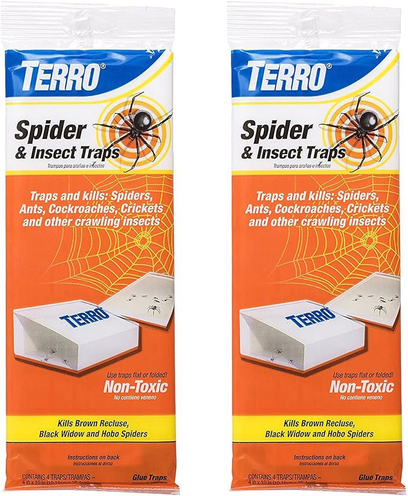 TERRO Spider & Insect Traps (8 Traps, Multi) - Walmart.com