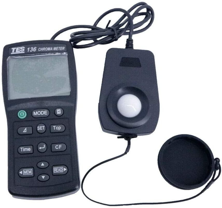 TES-136 - CHROMA METER TRIPLE DISPLAY 4 DIGIT LCD DISPLAY DATA LOGGING ...