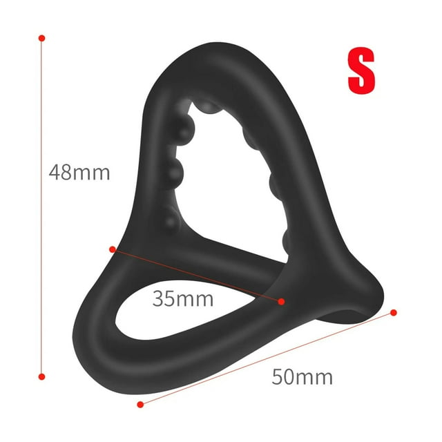 Tesire Super Soft Silicone Penis Ring Delay Ejaculation Ball Scrotum