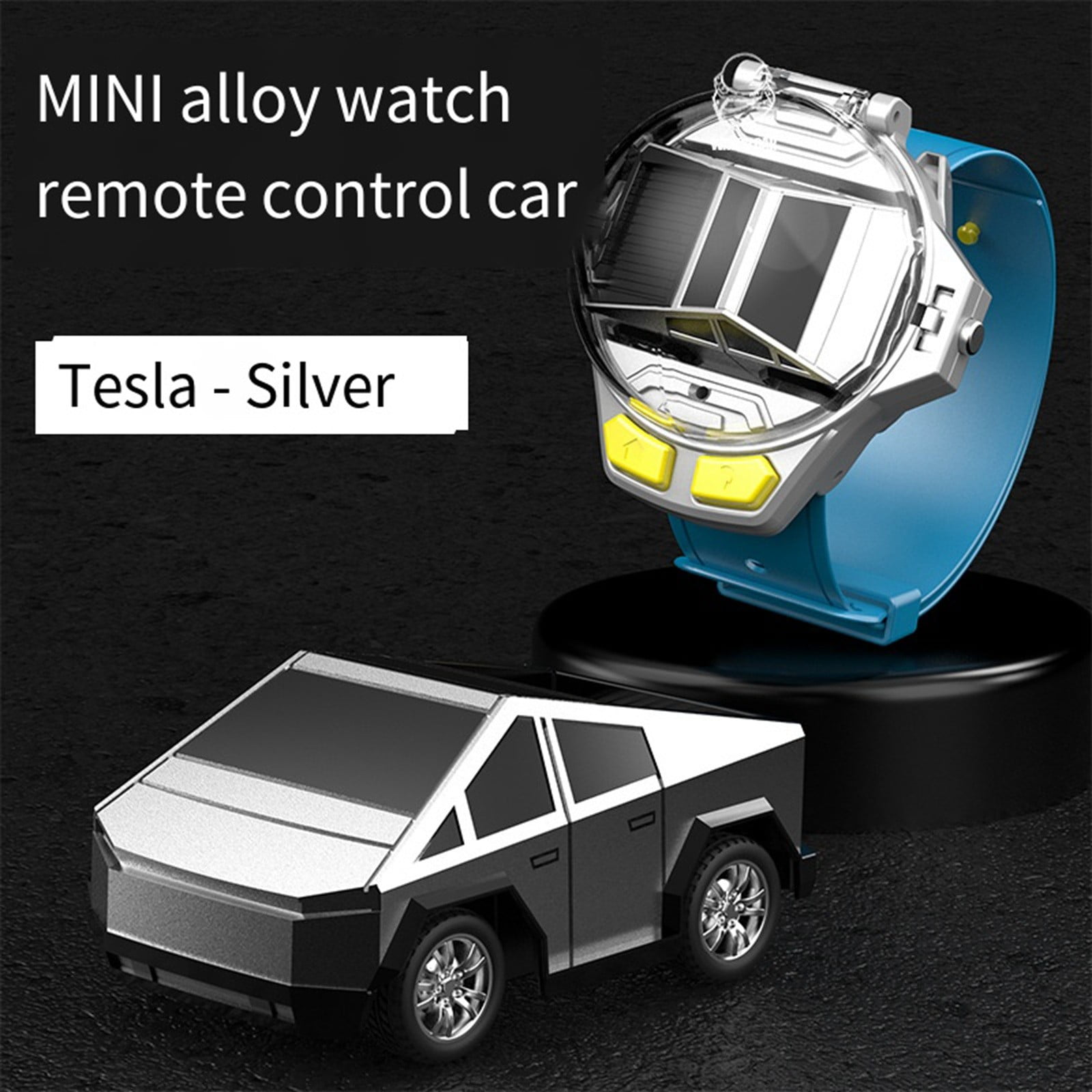 TESLA Children's Toys Remote Control Cars 2.4G Signal Lights Mini Alloy ...