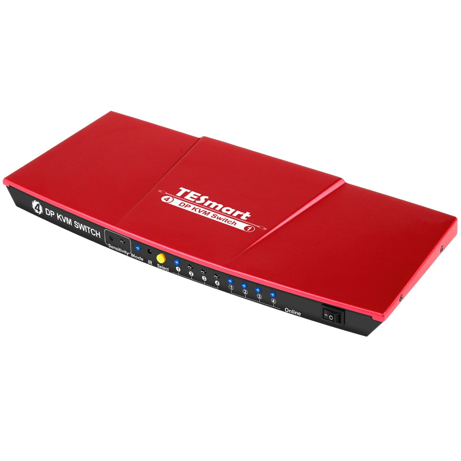 TESMART 4-PORT KVM SWITCH - DISPLAYPORT 1.2 - Walmart.com