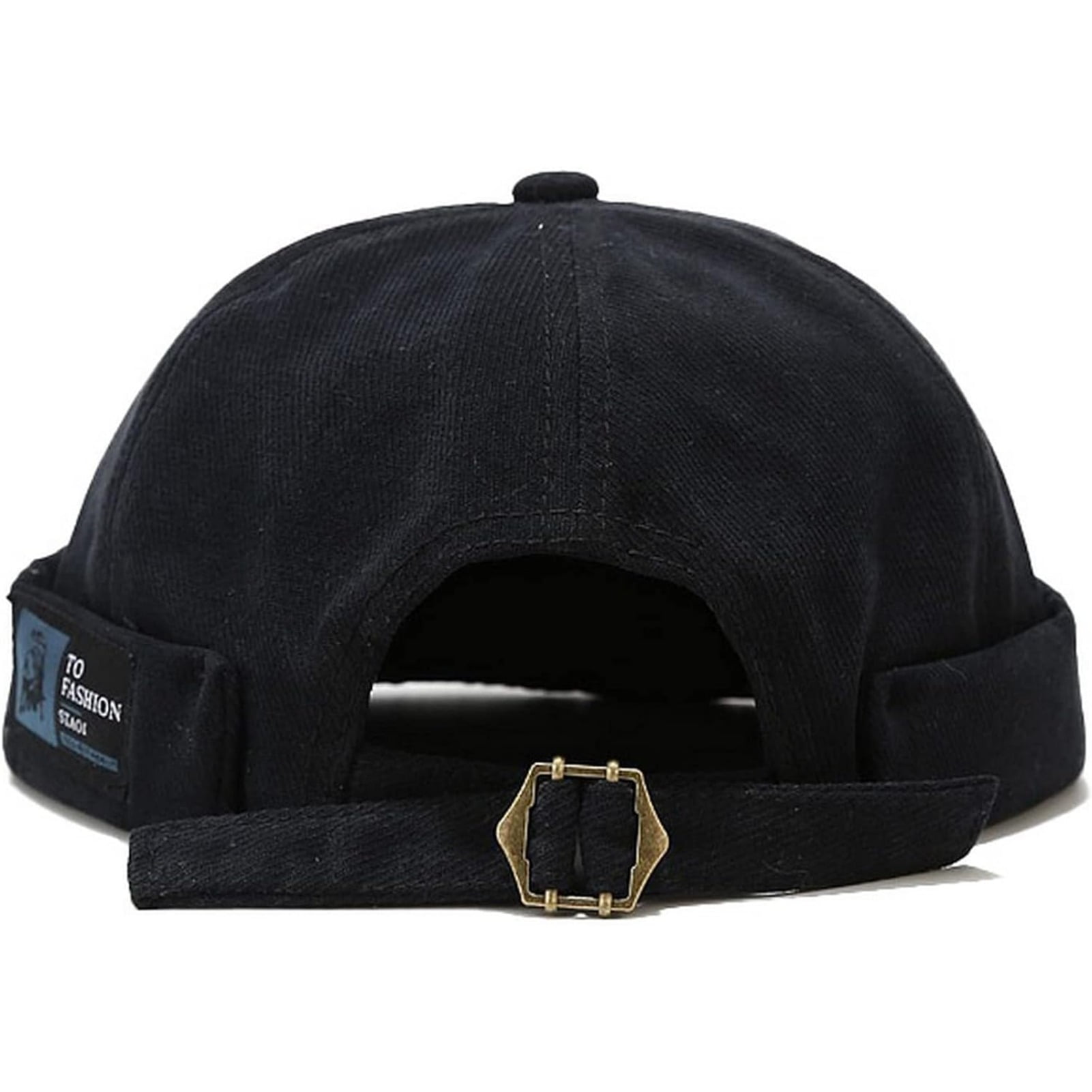 TESOON Brimless Hats Mens Womens Rolled Cuff Skull Caps Beanie Sailor ...