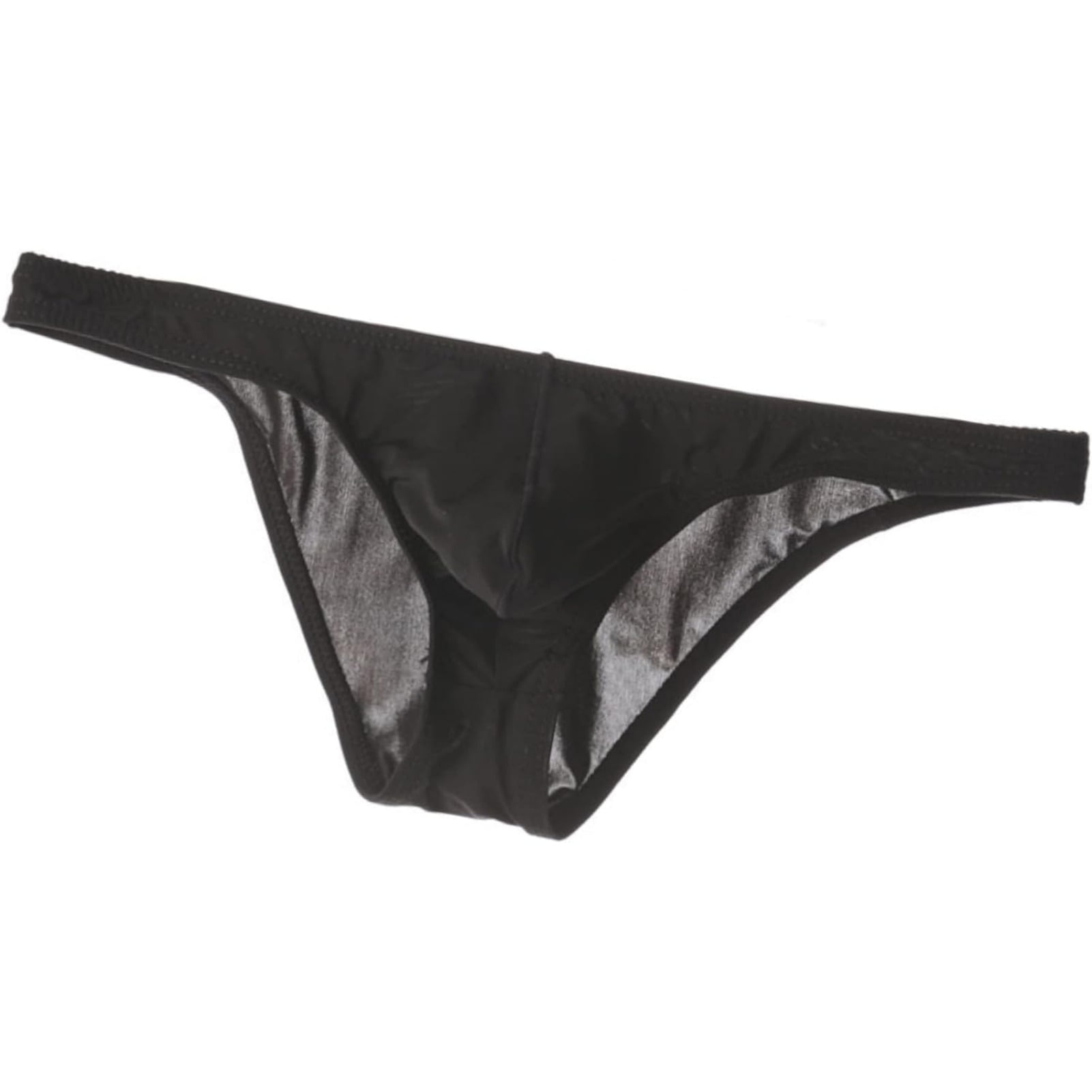 TESOON Men's Ice Silk Transparent Underwear Low Waist Narrow Edge ...