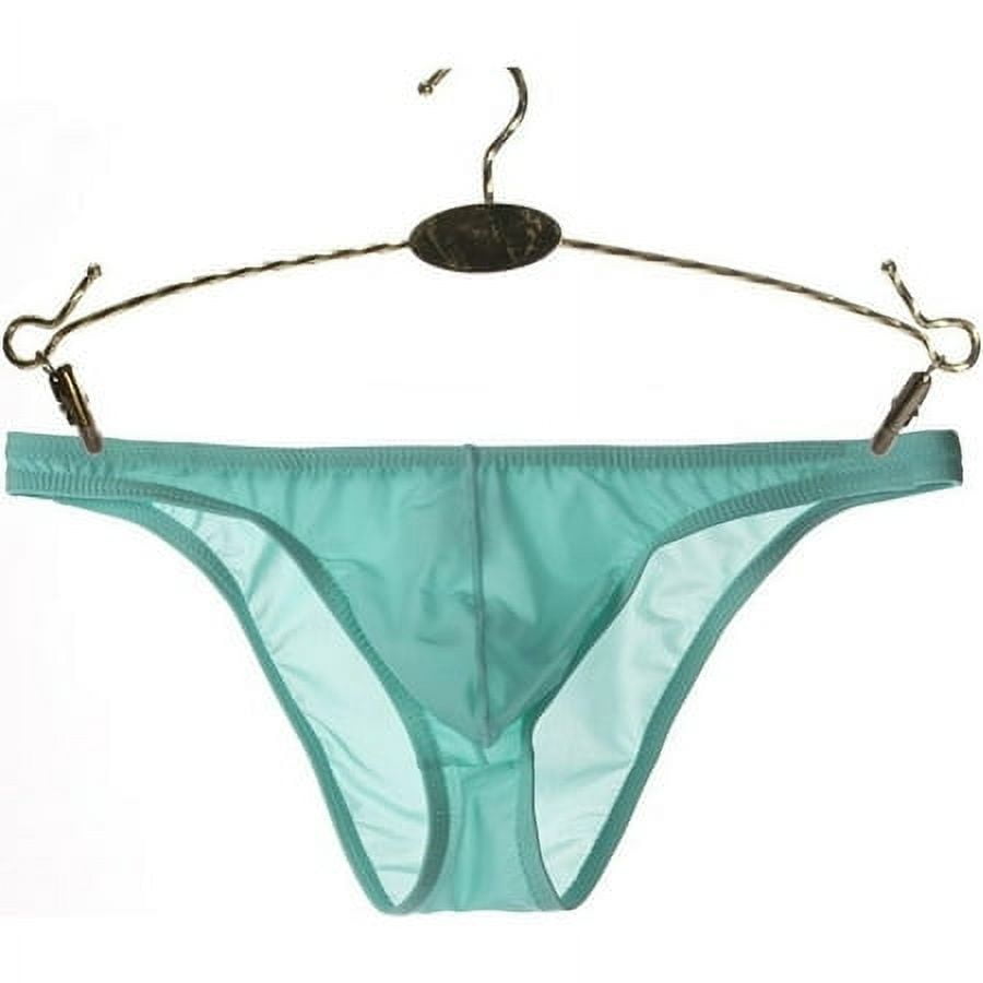 TESOON Men's Ice Silk Transparent Underwear Low Waist Narrow Edge ...