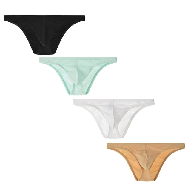 TESOON Men's Translucent Underwear Thin style Breathable Bikini Briefs ...