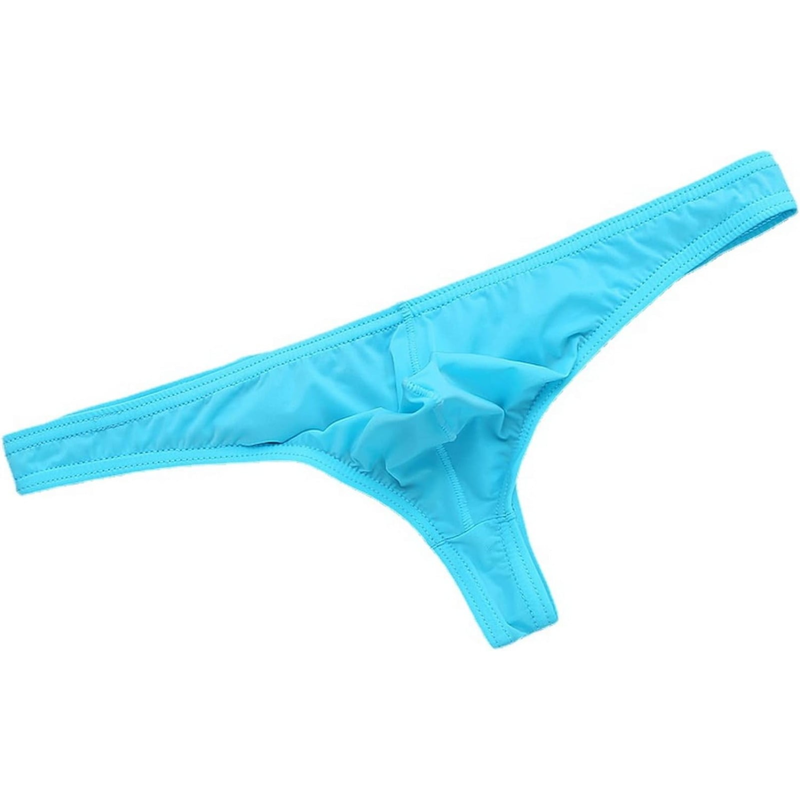 TESOON Mens Thong Underwear G Strings Smooth Ice Silk Panties Low-Rise ...
