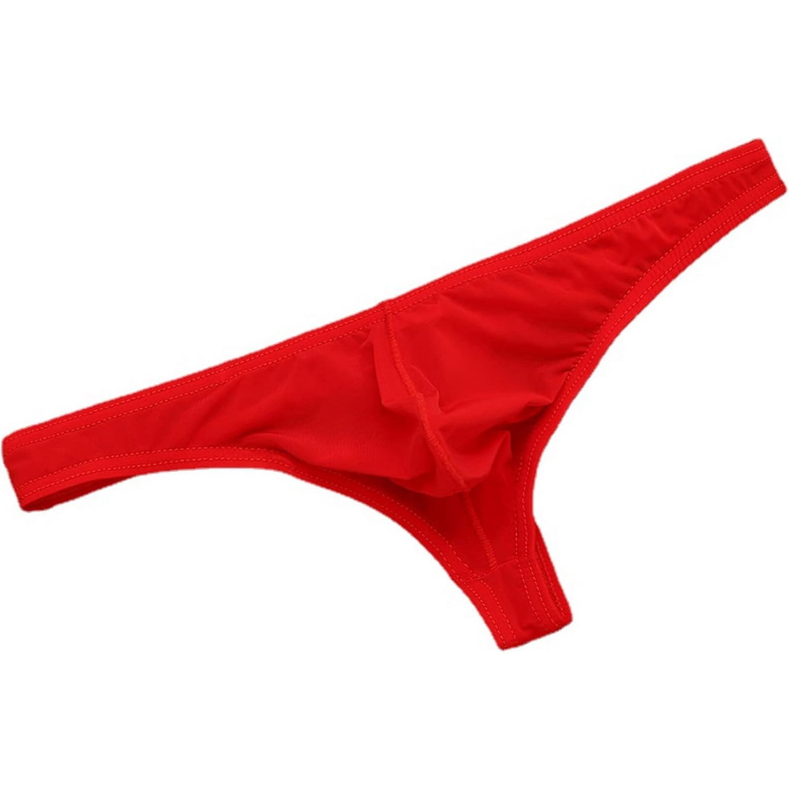 TESOON Mens Thong Underwear G Strings Smooth Ice Silk Panties Low-Rise ...