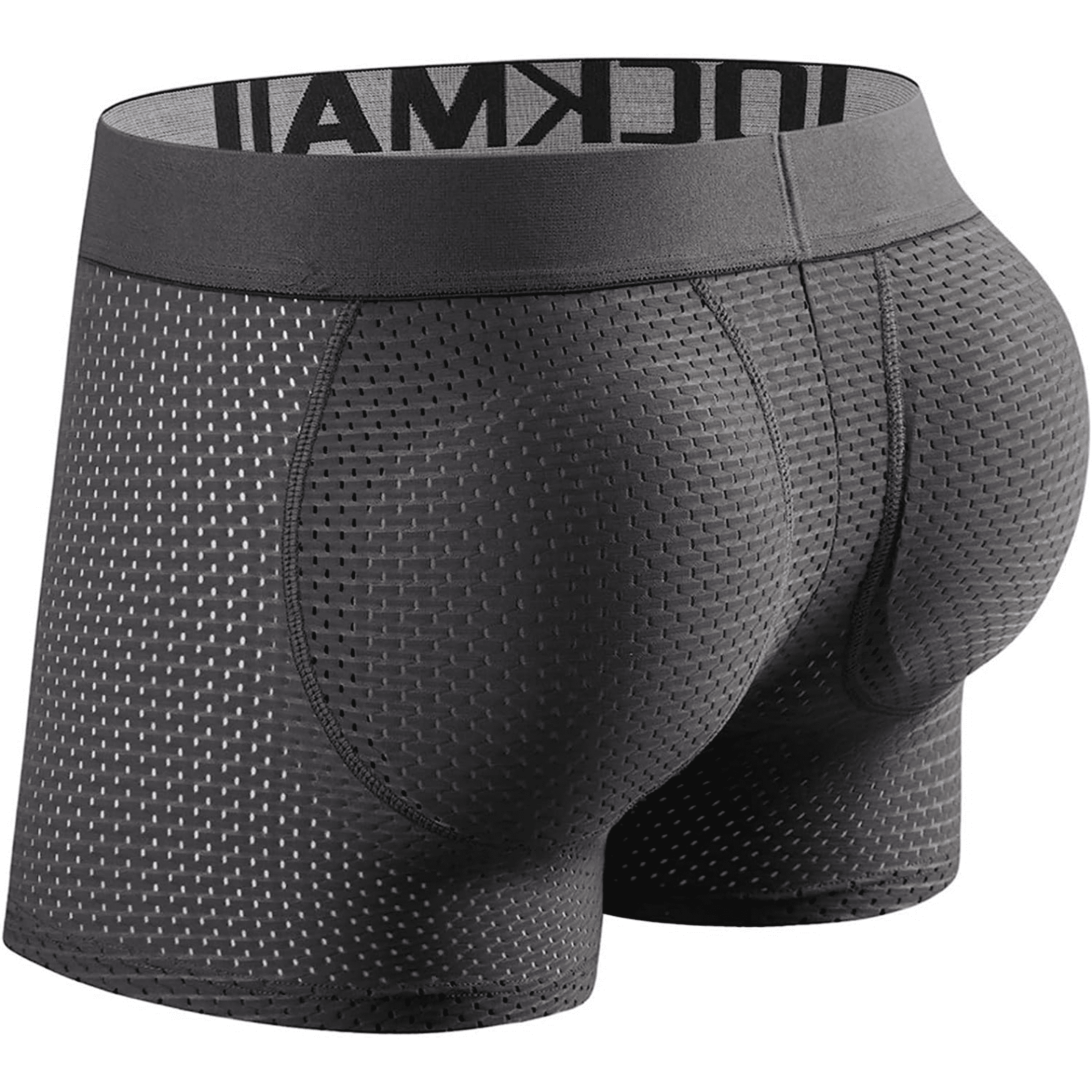 TESOON Mesh Mens Underwear Padded Short Removable Pad Front and Back ...