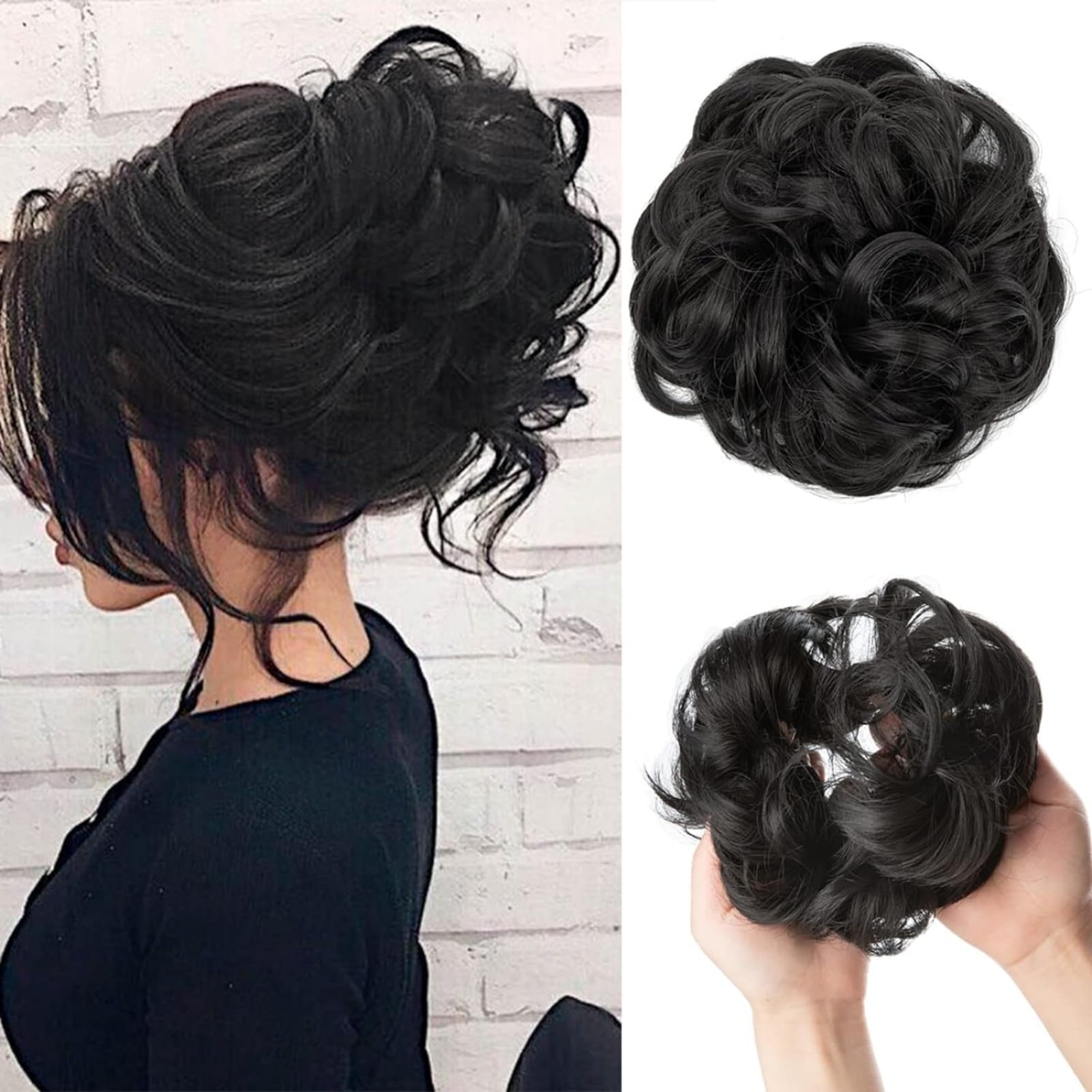 TESOON Ponytail Extension Human Hair,Hair Toppers for Women Real Human ...