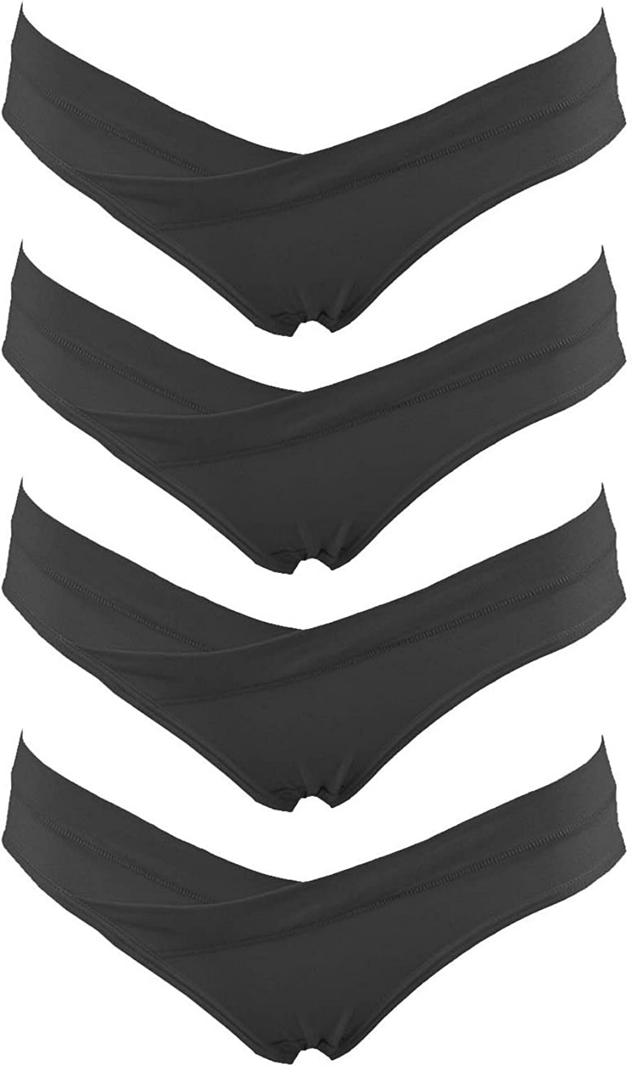 TESOON Women's Maternity Under The Bump Thong Bikini Underwear Panty,4 ...
