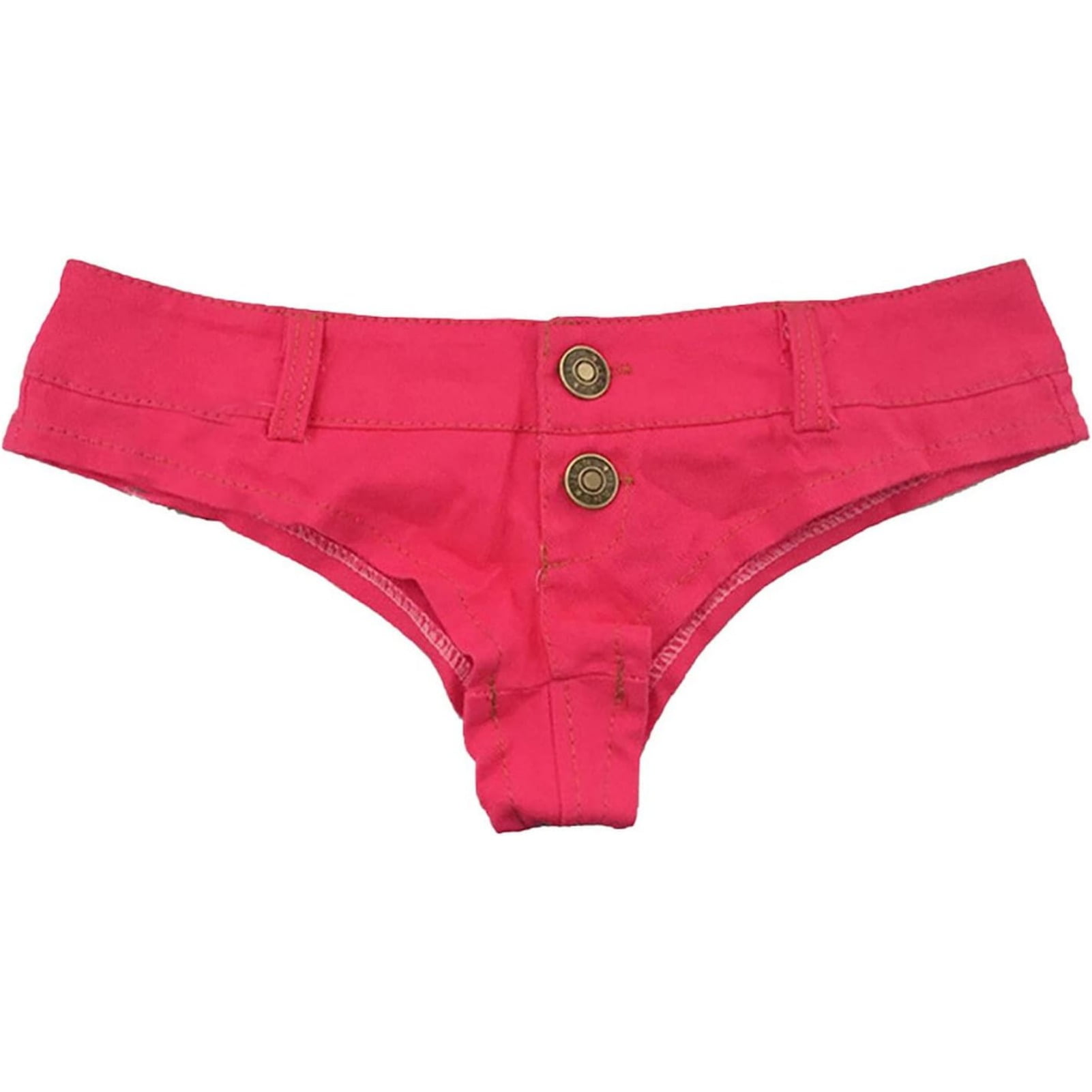 Tesoon Womens Sexy Low Waist Stretch Mini Denim Shorts Hot Pants Clubwear