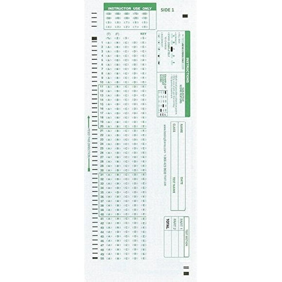 Scantron Form