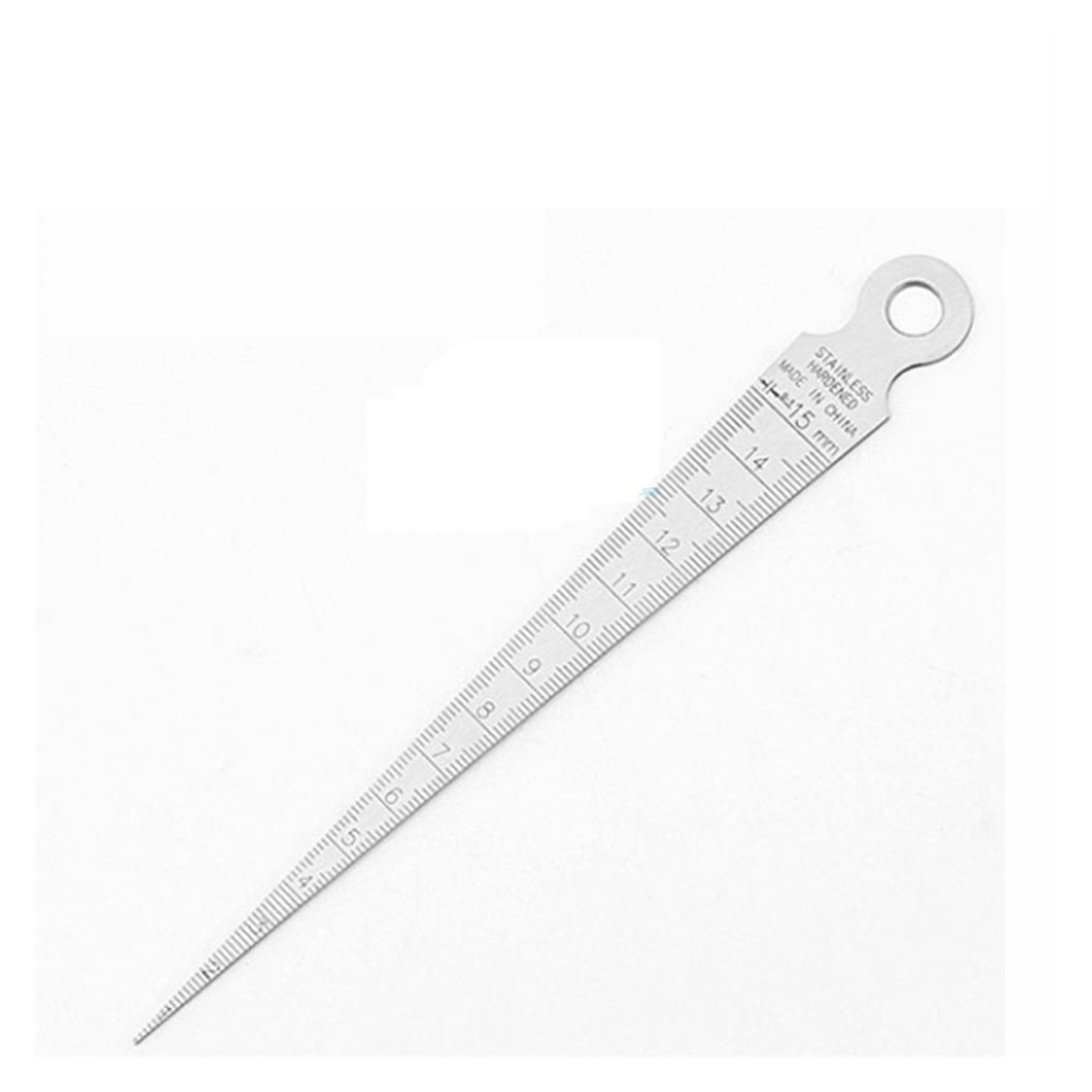 1pc Stainless Steel Taper Gauge Inch/ Metric 0-15mm Welding Gauge Gage ...