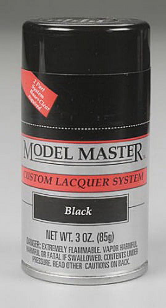 Testor Corp. Black 3 oz. Spray TES28133 Lacquer Primers & Paints ...