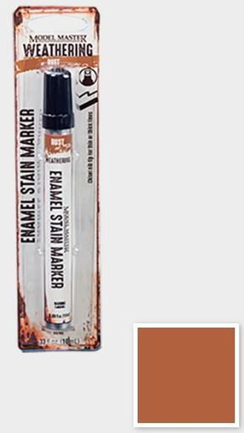 Testor Corp. Model Master .33oz Enamel Stain Markers, Rust, TES342893 ...