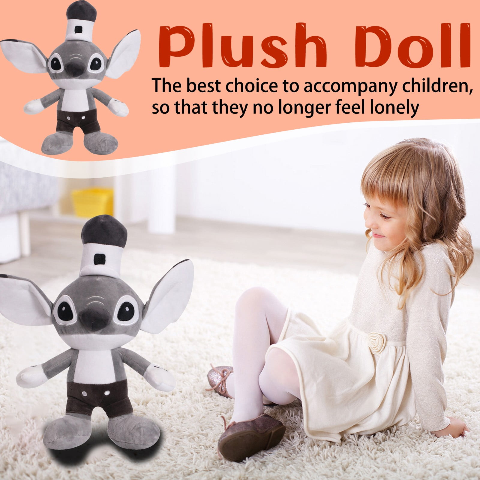 TETAIA 12 INCH Stitch Doll Stitch Plush Doll Animated Peripheral Doll ...