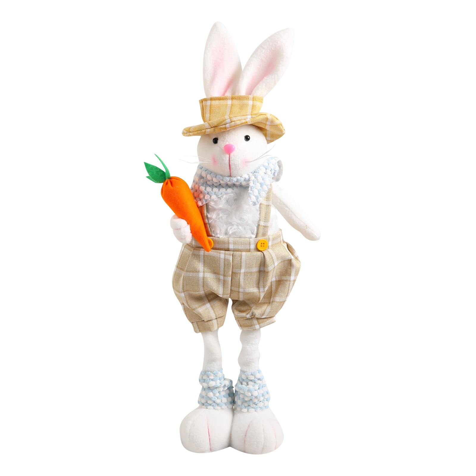 TETAIA 18 INCH Easter Rabbit Figures Cartoon Easter Bunny Decor for ...