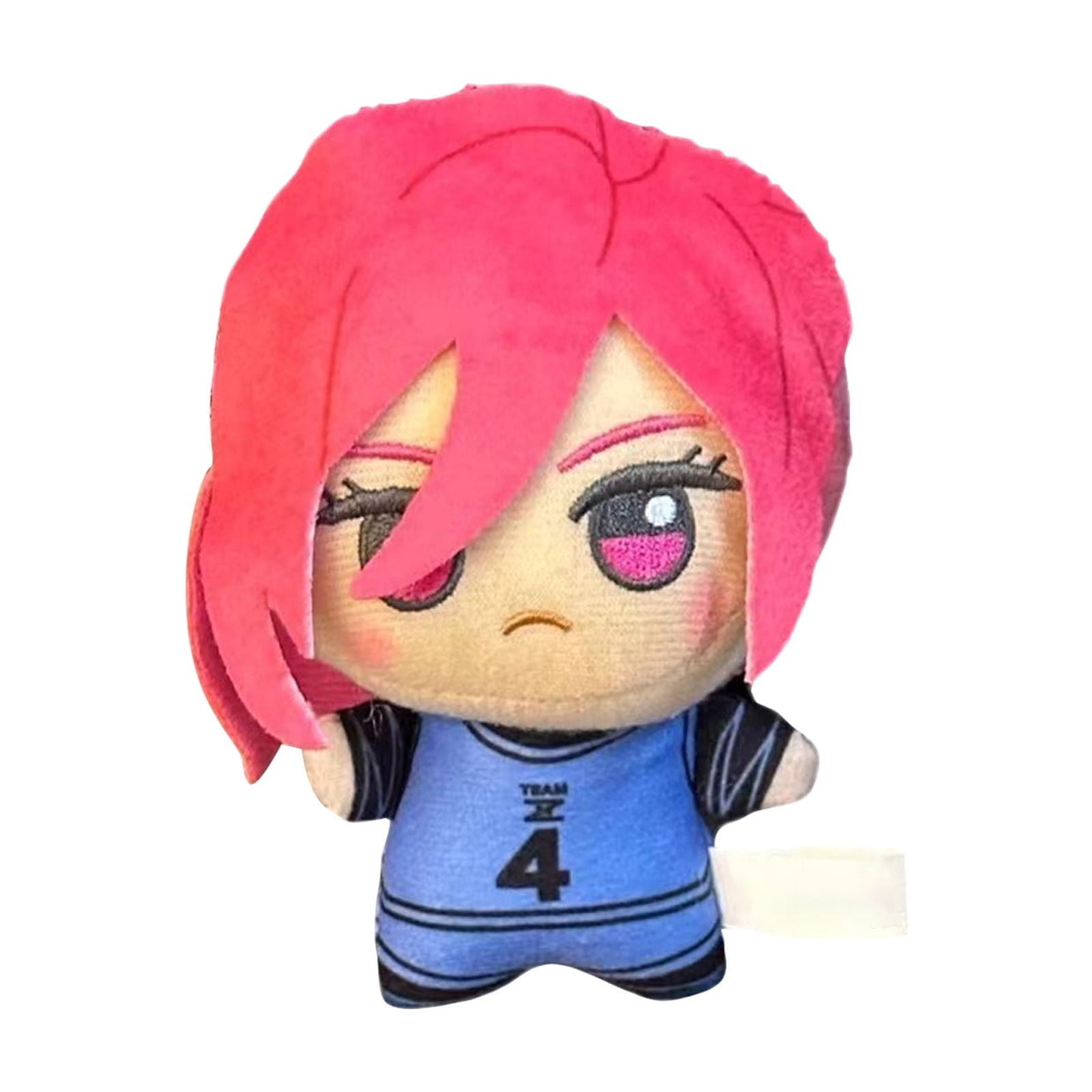 TETAIA 4 INCH Japanese Cartoon Blue Prison Plush Pendant Doll Football ...