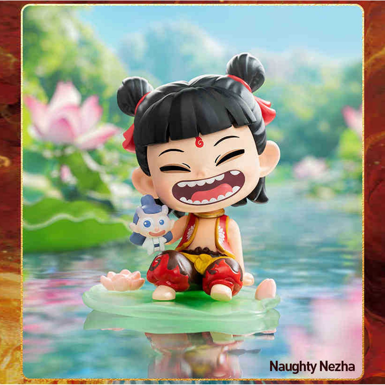 TETAIA 4 INCH Mischief And Mischief Nezha Action Figures Nezha Movie ...