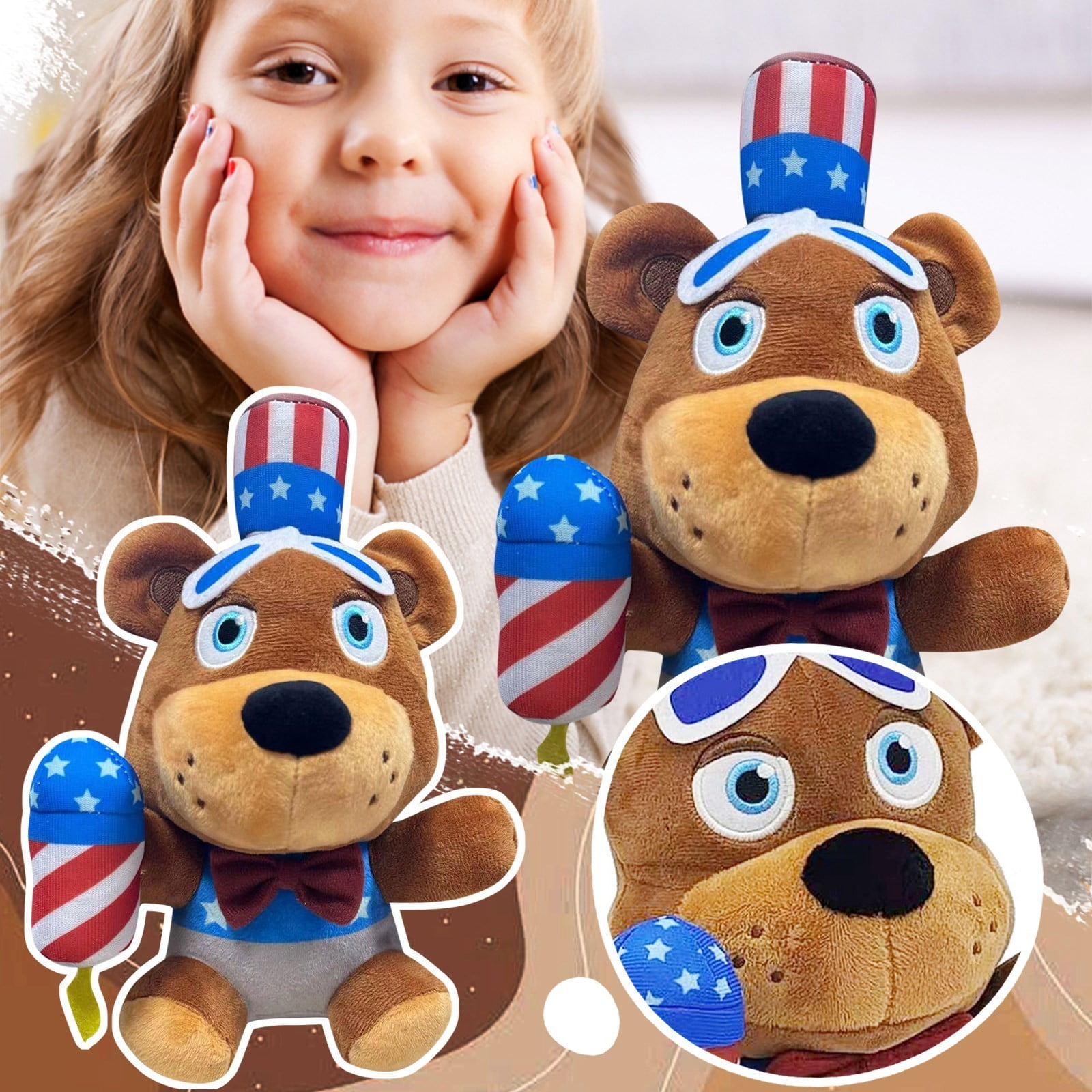 TETAIA 8 INCH Five Nights At Freddys Freddy Firework Freddy Plush ...