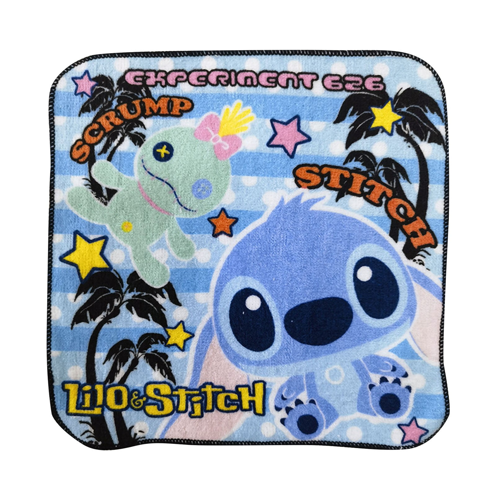 TETAIA 8 INCH Lilo & Stitch Small Square Hand Towel. Cartoon-Themed ...