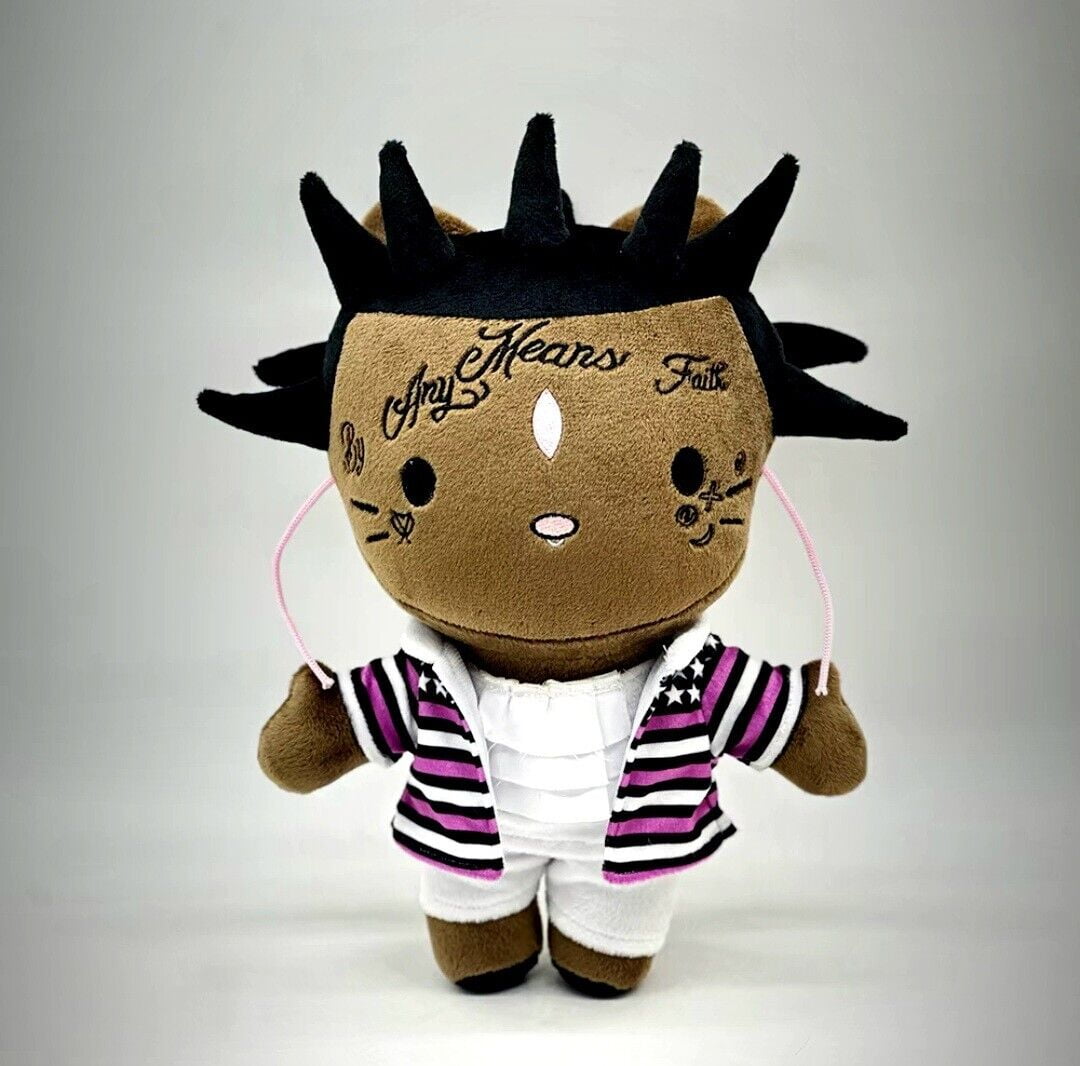 TETAIA 9 INCH Lil Uzi Vert Hello Kitty Rapper Plushie Cute Cat Pillow ...