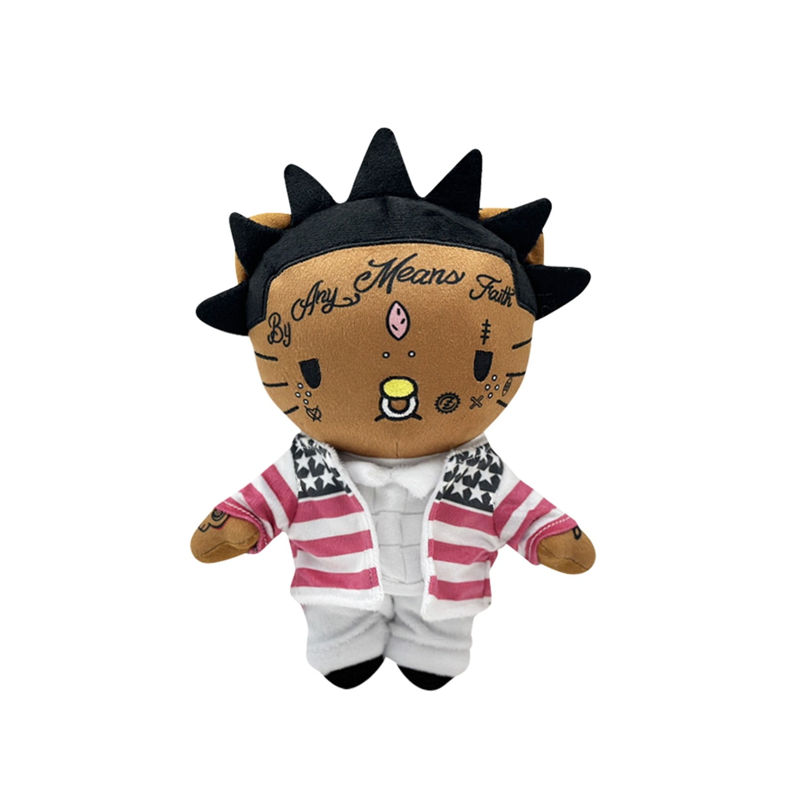 TETAIA 9 INCH Lil Uzi Vert Hello Kitty Rapper Plushie Hello Kitty ...