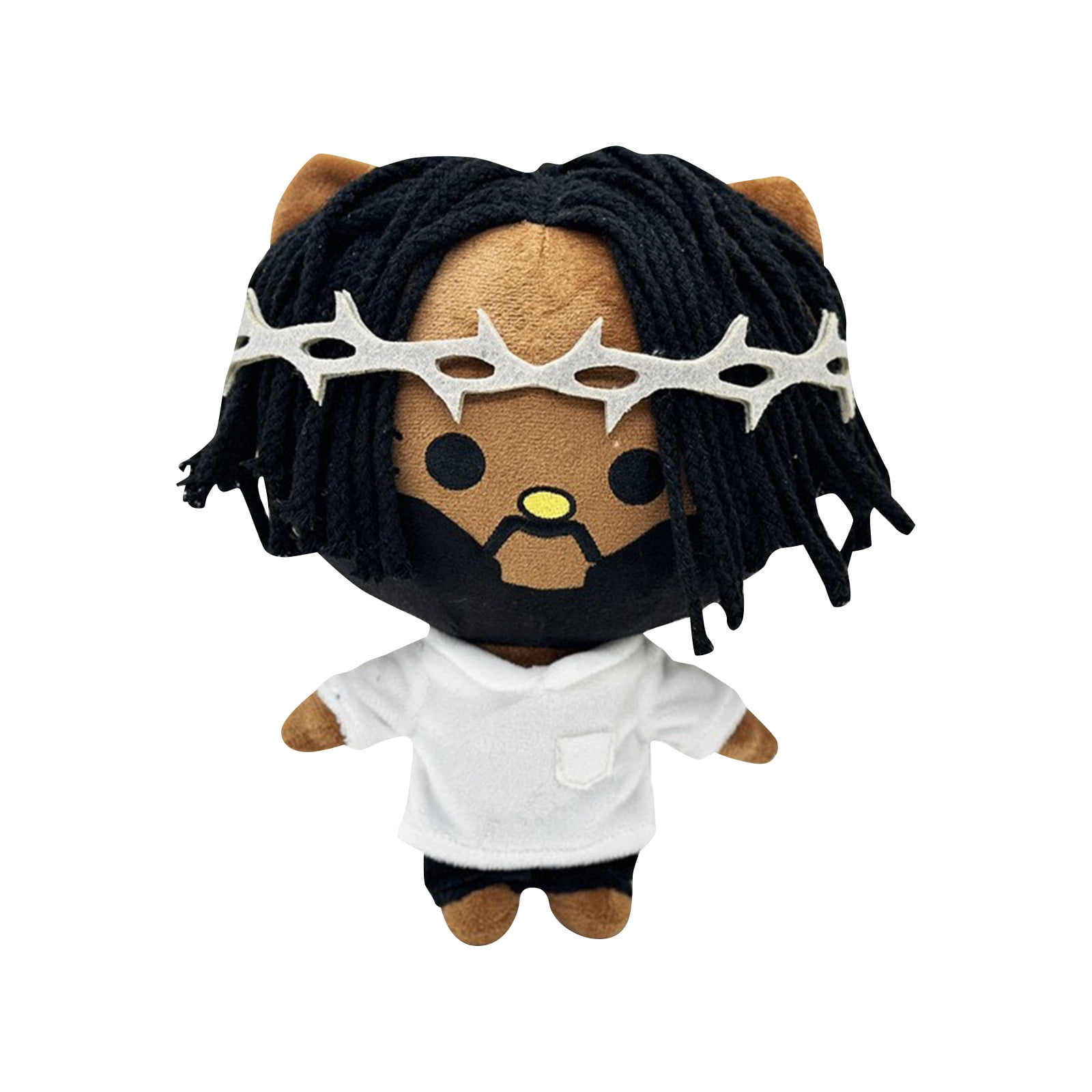 TETAIA 9 INCH Rapper Singer Stuffed Toy Hello Kitty Plush Kendrick ...