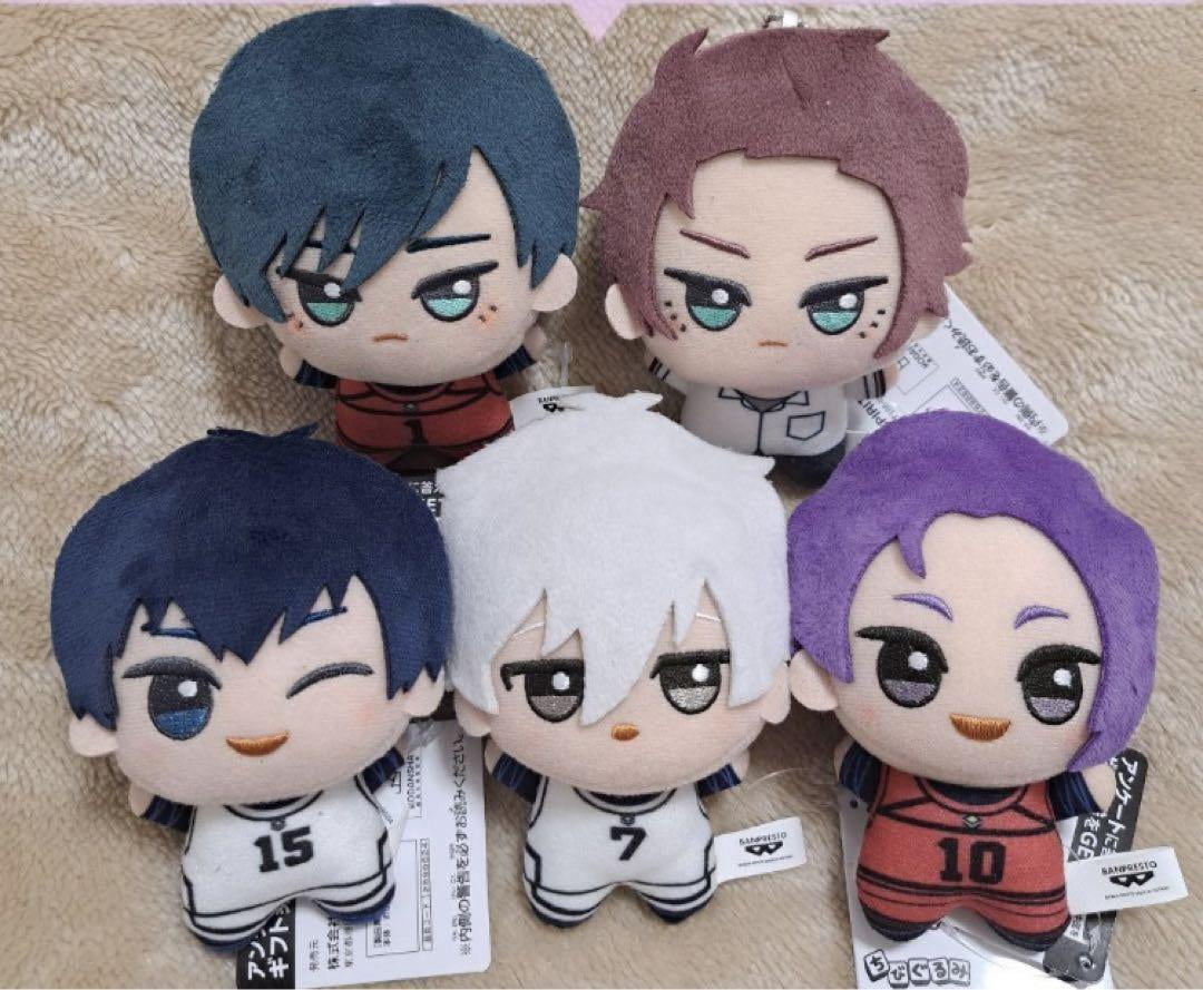 TETAIA Blue Lock Chibigurumi vol.6 Plush Doll Isagi Nagi Reo Rin Sae ...