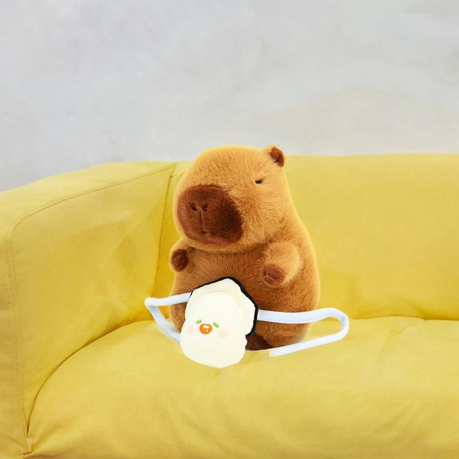 TETAIA Capybara Plush Toy Car Decor Cartoon Stuffed Animal for Family ...