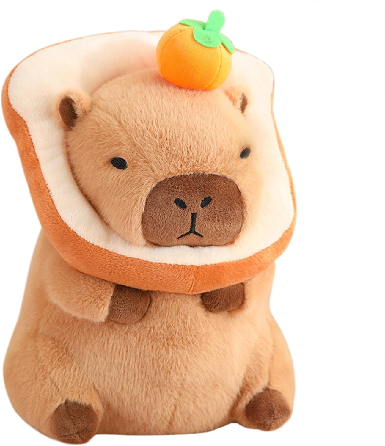 TETAIA Cute Capybara Plush Pillow Holding Flower Capibara Stuffed Anima ...