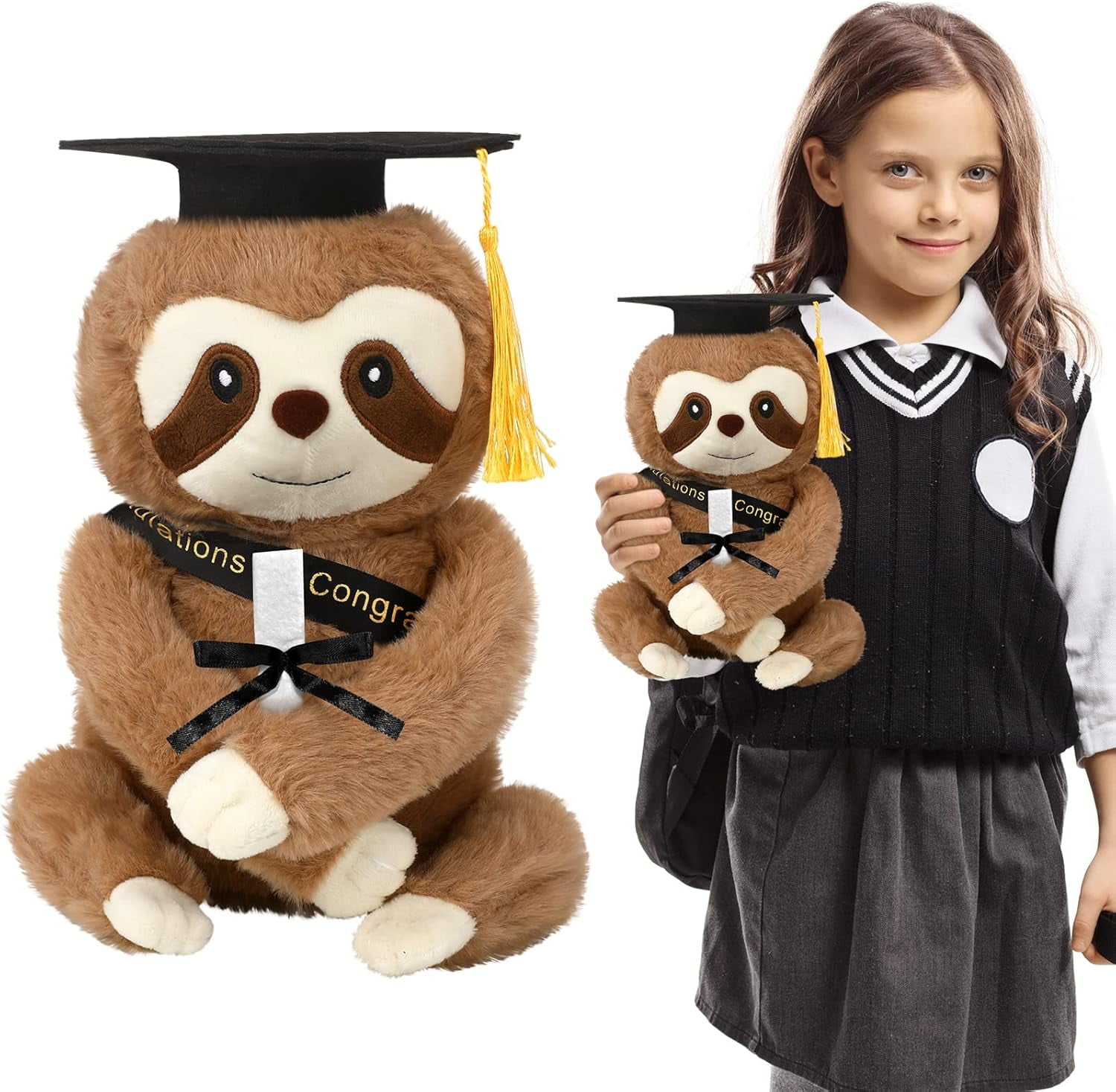TETAIA Graduation Llama Plush Stuffed Animal Toy for Kids Stuffed Llama ...