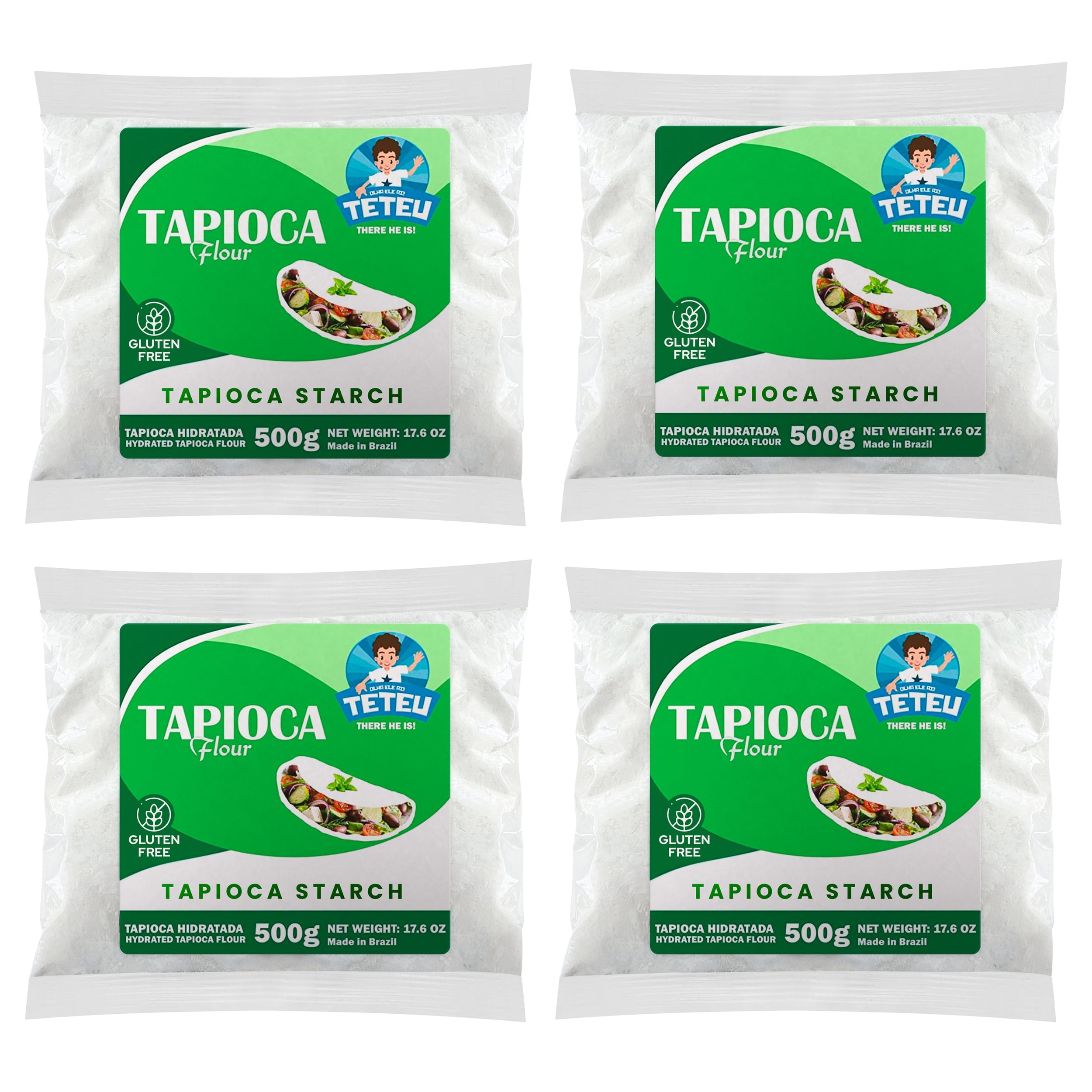 TETEU Tapioca Starch Flour, Gluten Free Tapioca Starch for Baking ...