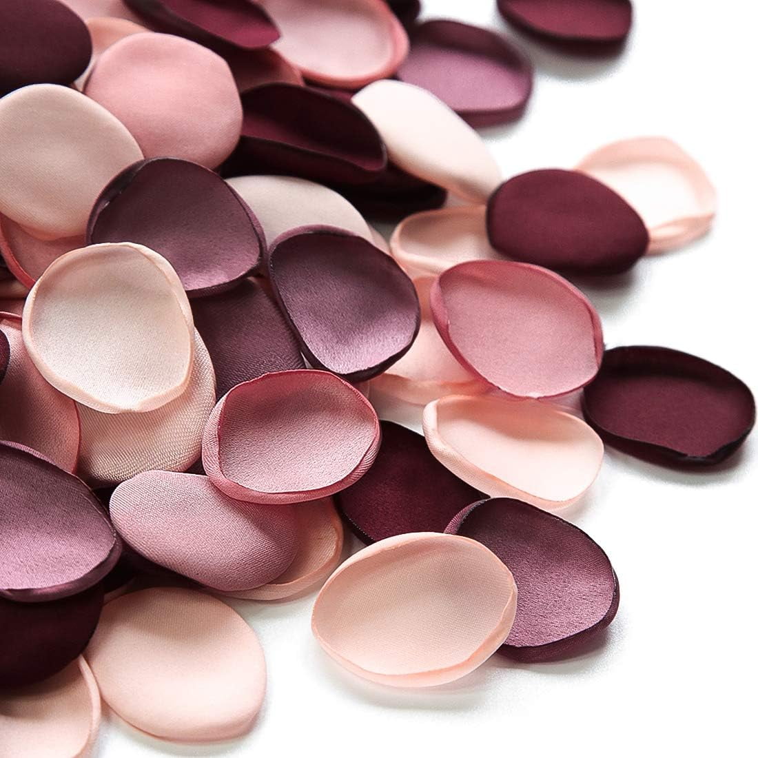 TETOU 300pcs Silk Rose Petals for Wedding Centerpieces Flower Girl ...