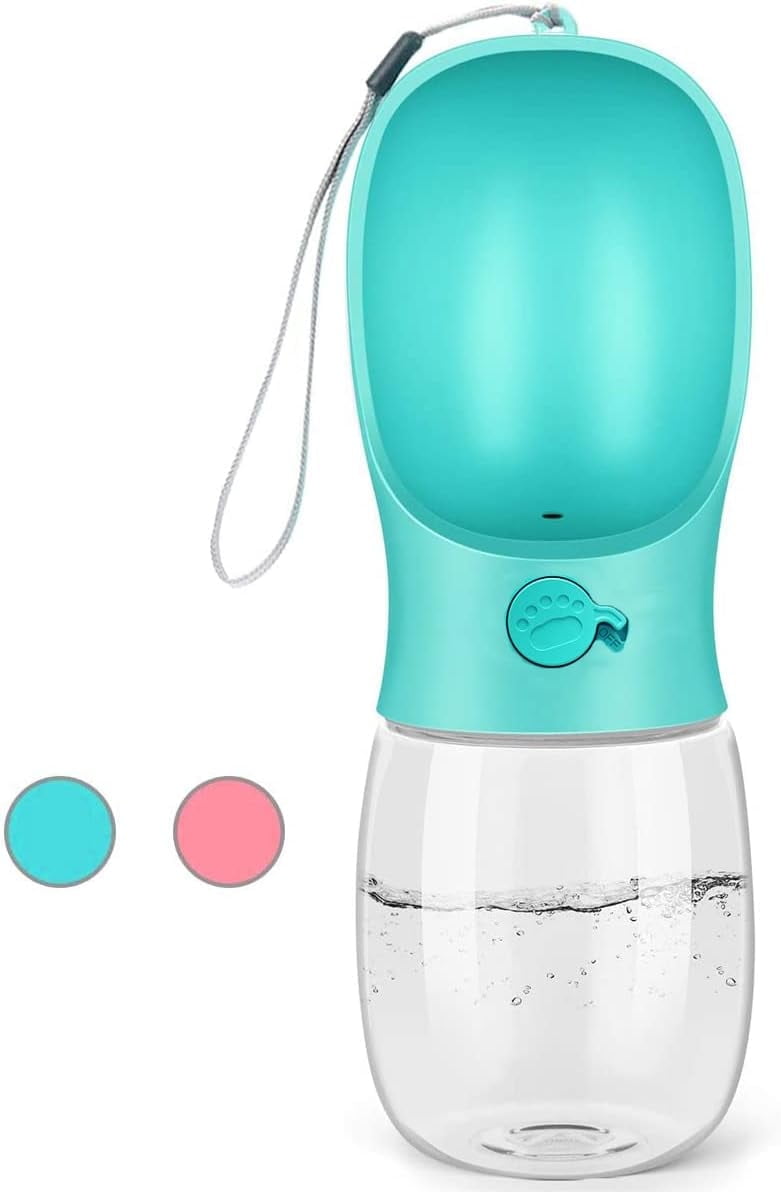 TETOU 8.3*2.5" Dog Water Bottle, 12oz Leak Proof Portable Puppy Water ...