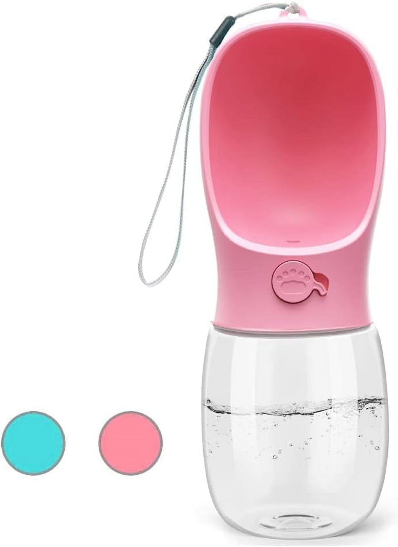 TETOU 8.3*2.7" Dog Water Bottle, 12oz Leak Proof Portable Puppy Water ...