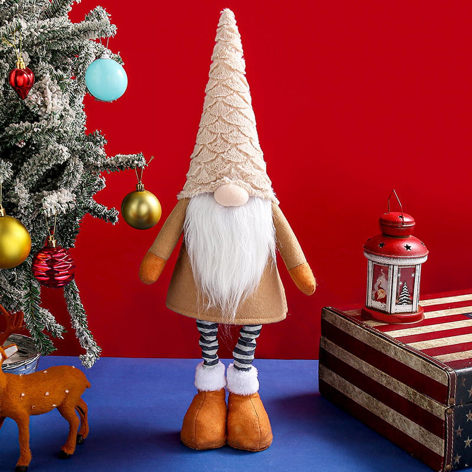 TETOU Christmas Gnomes Large Standing 23In Swedish Gnome Stuffed Plush ...