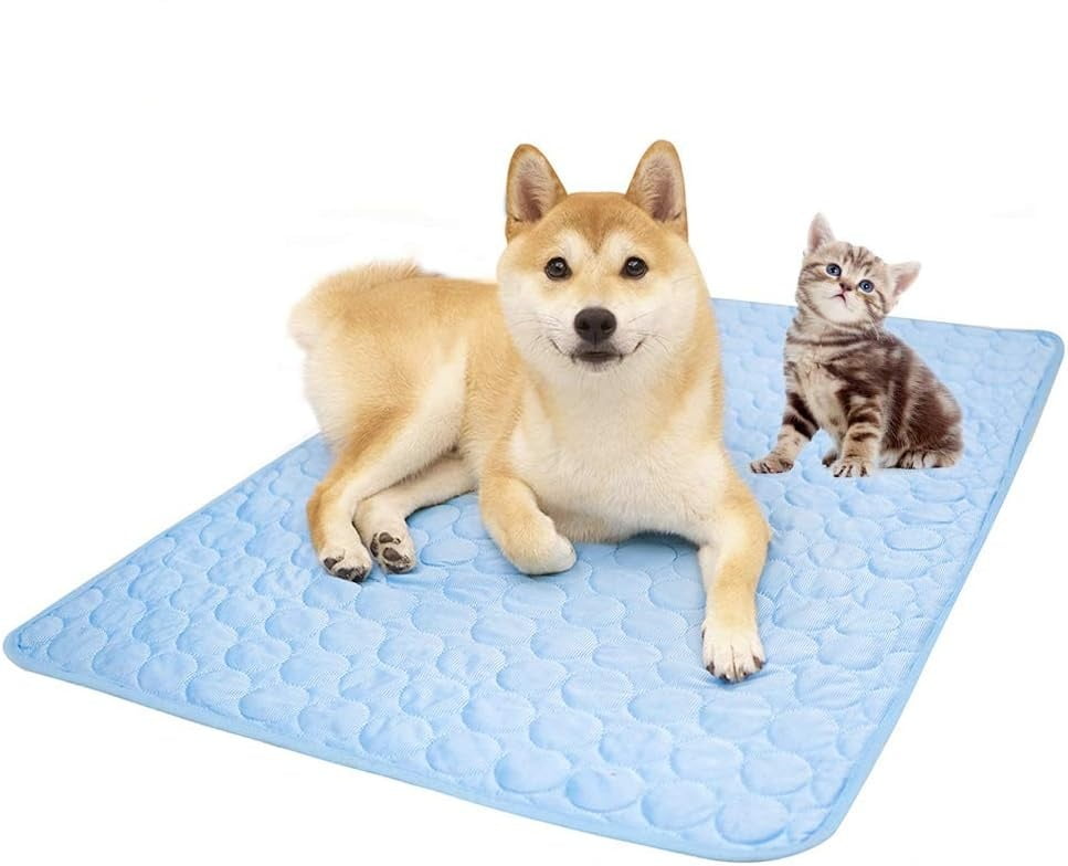 TETOU Dog Cooling Mat, Water Absorption Top Summer Cooling Mat ...