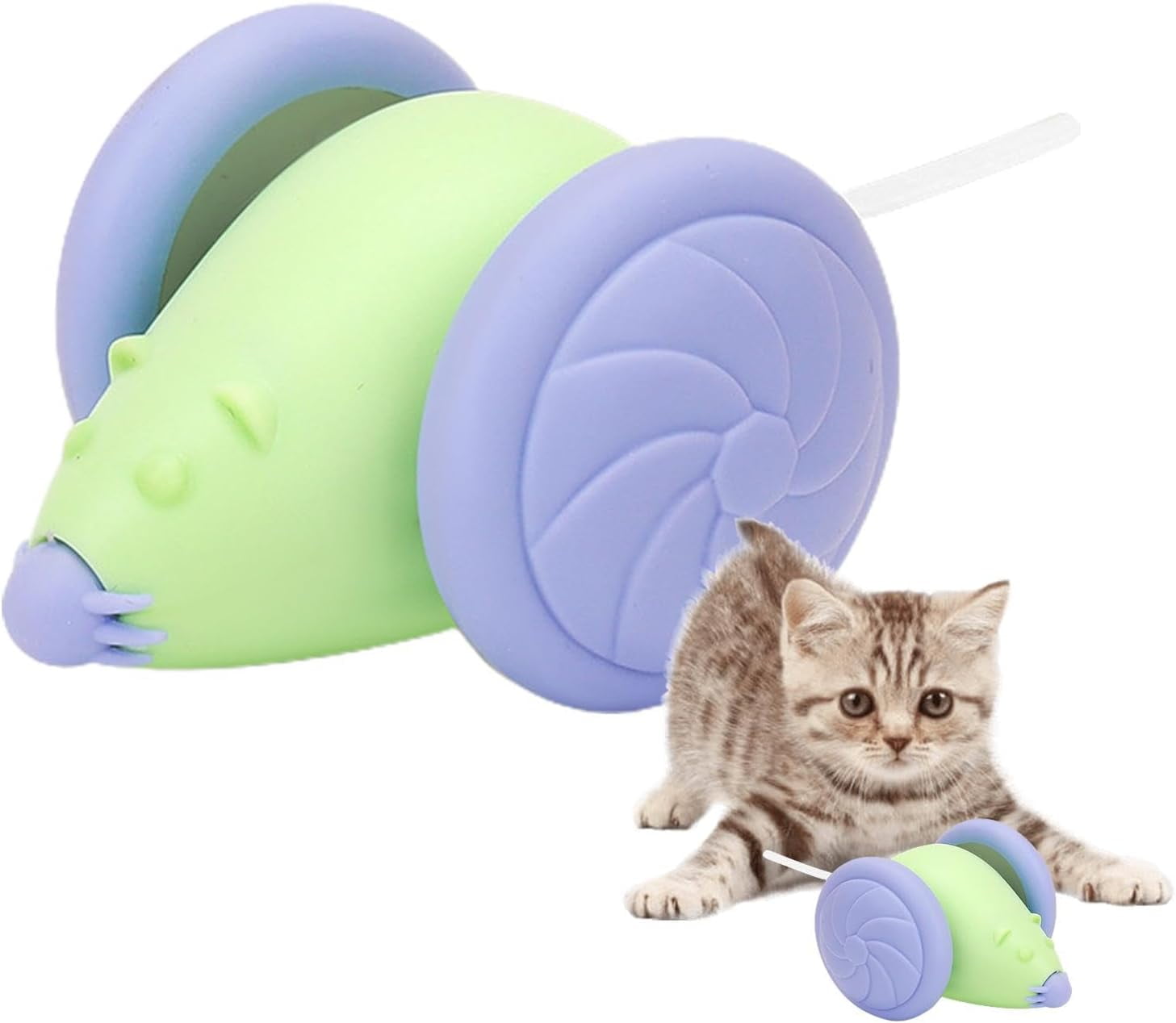 TETOU Interactive Cat Toys for Indoor Cats, Automatic Cat Toy with LED ...