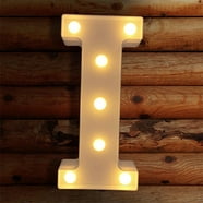 Magik Light up Letter LED Alphabet Number Symbol Plastic Battery ...